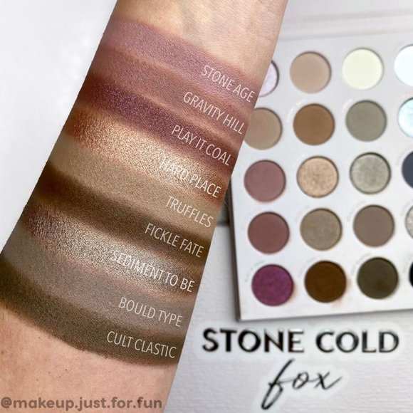 Colourpop | Makeup | Colourpop Stone Cold Fox Eyeshadow Palette Bnb ...